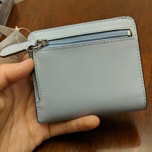 Coach | Bags | Coach Sky Blue Small Wallet | Poshmark